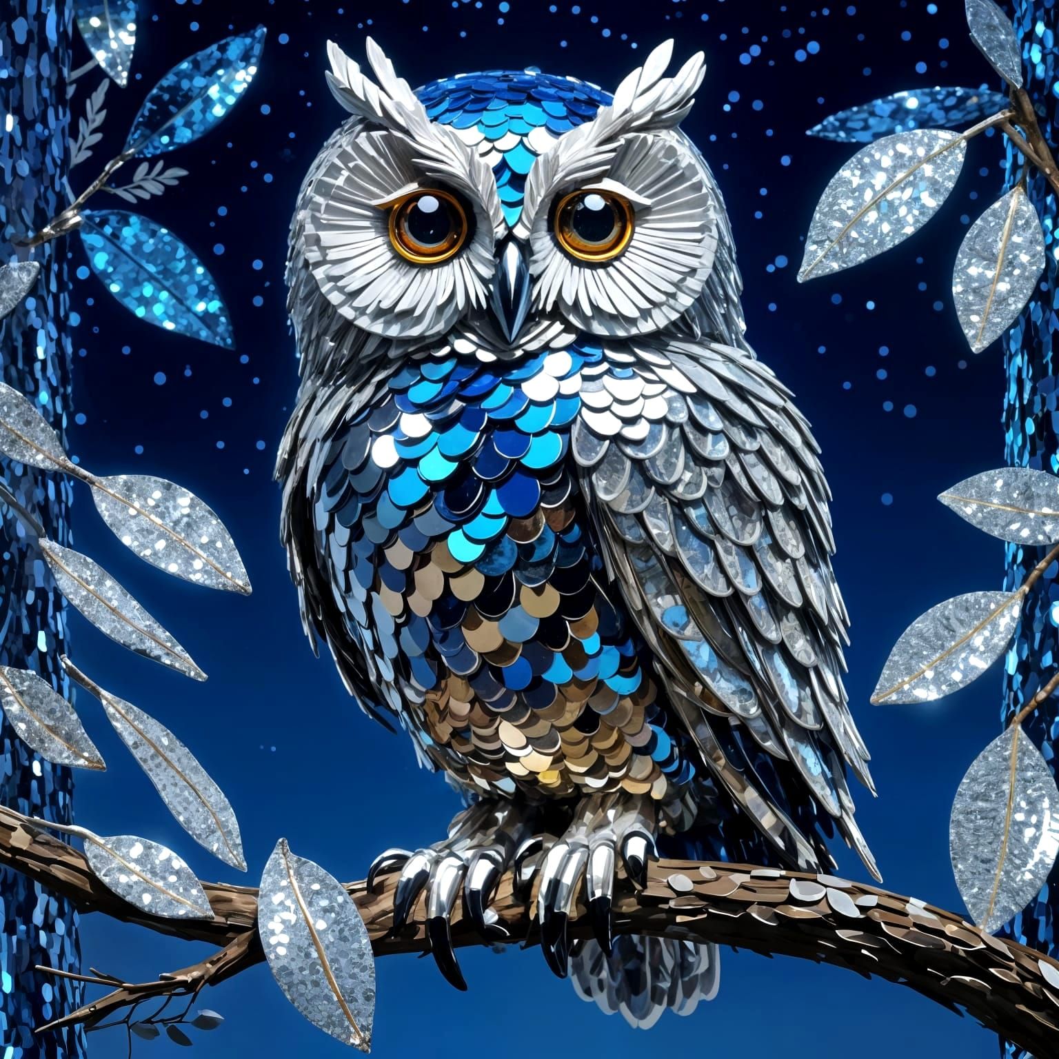 Sequin Owl - Sequin Owl