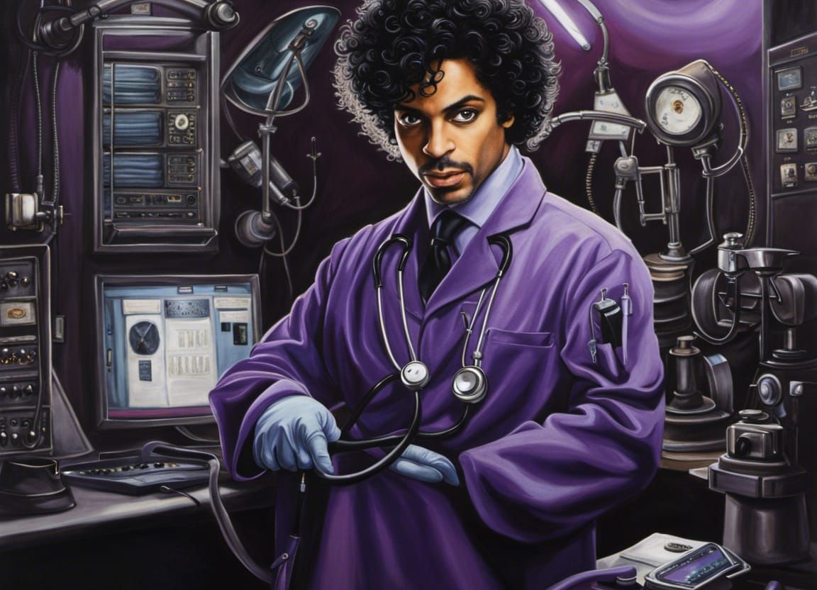Dr Purple - AI Generated Artwork - NightCafe Creator