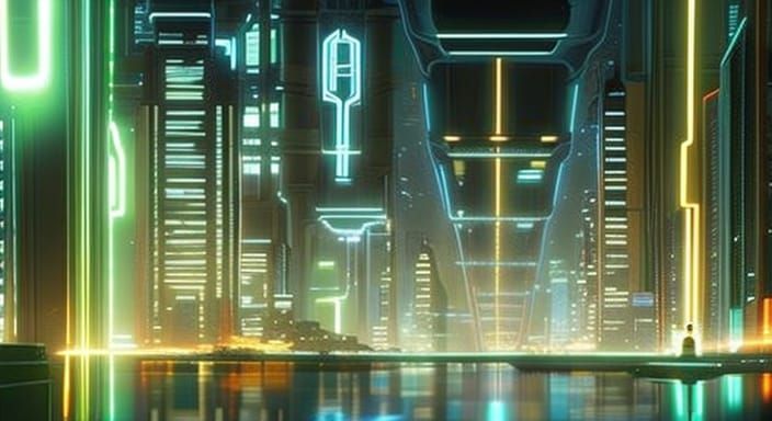 TRON - AI Generated Artwork - NightCafe Creator