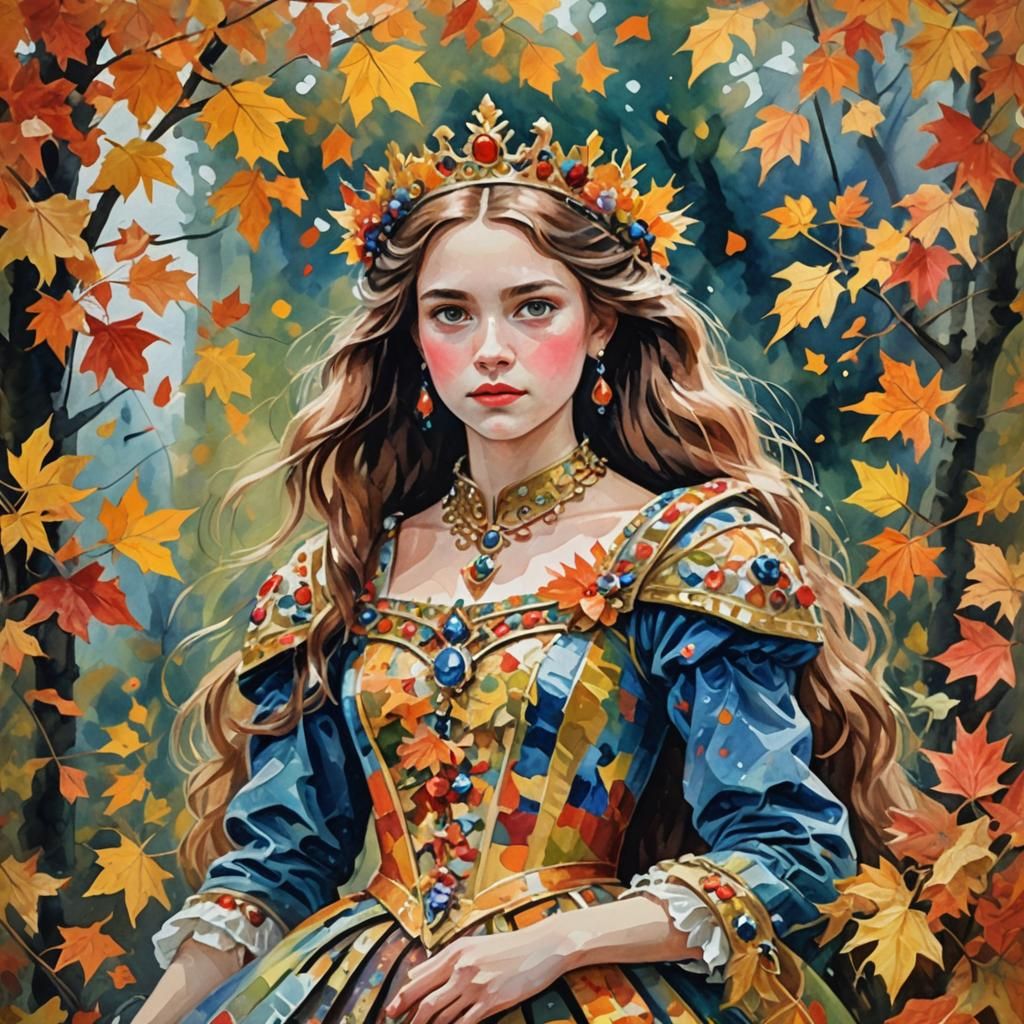 A Fall Princess : r/nightcafe