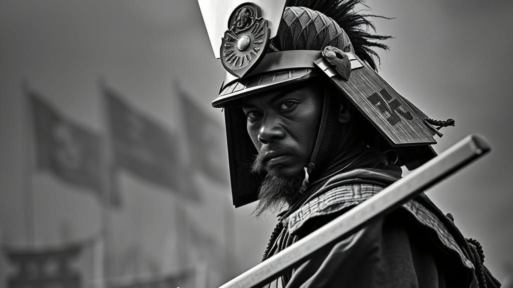 Yasuke, the first black Samurai in 1582