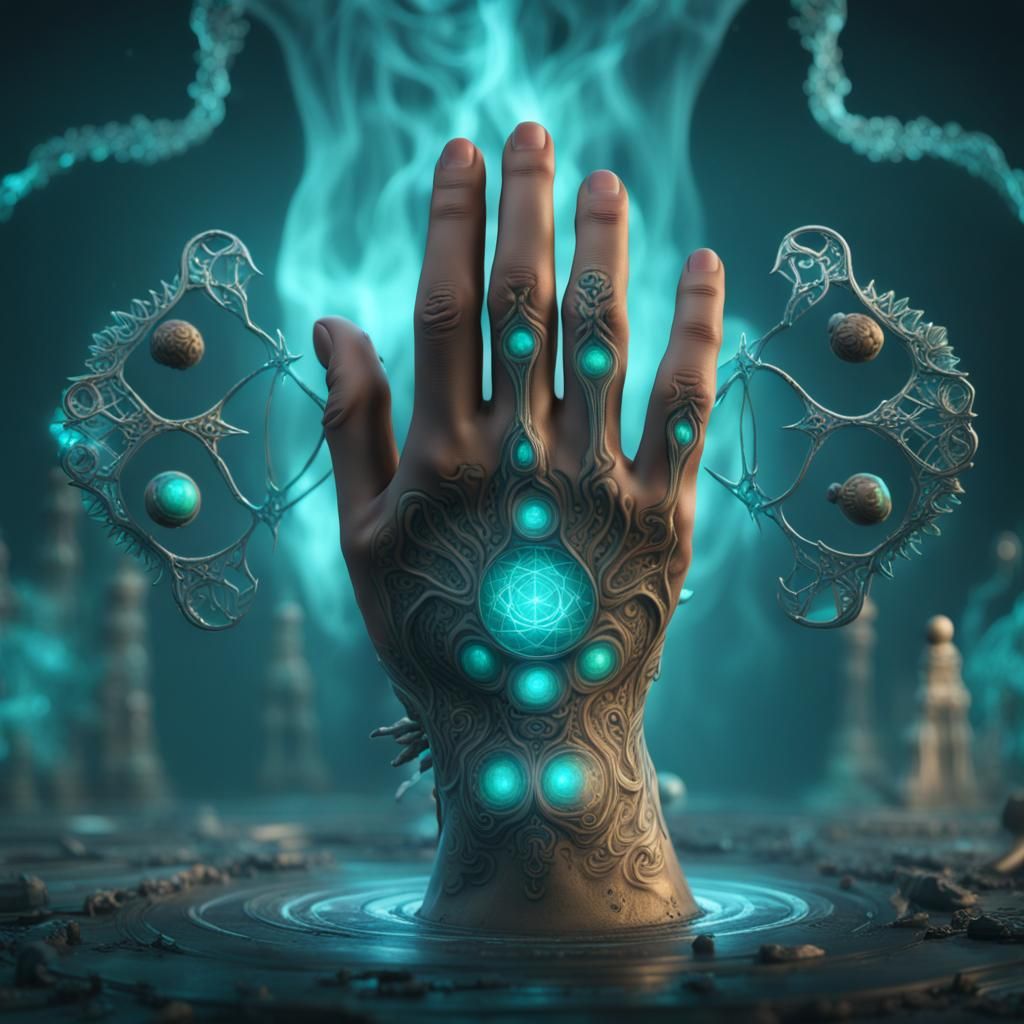 Mystic Hand 21 - AI Generated Artwork - NightCafe Creator