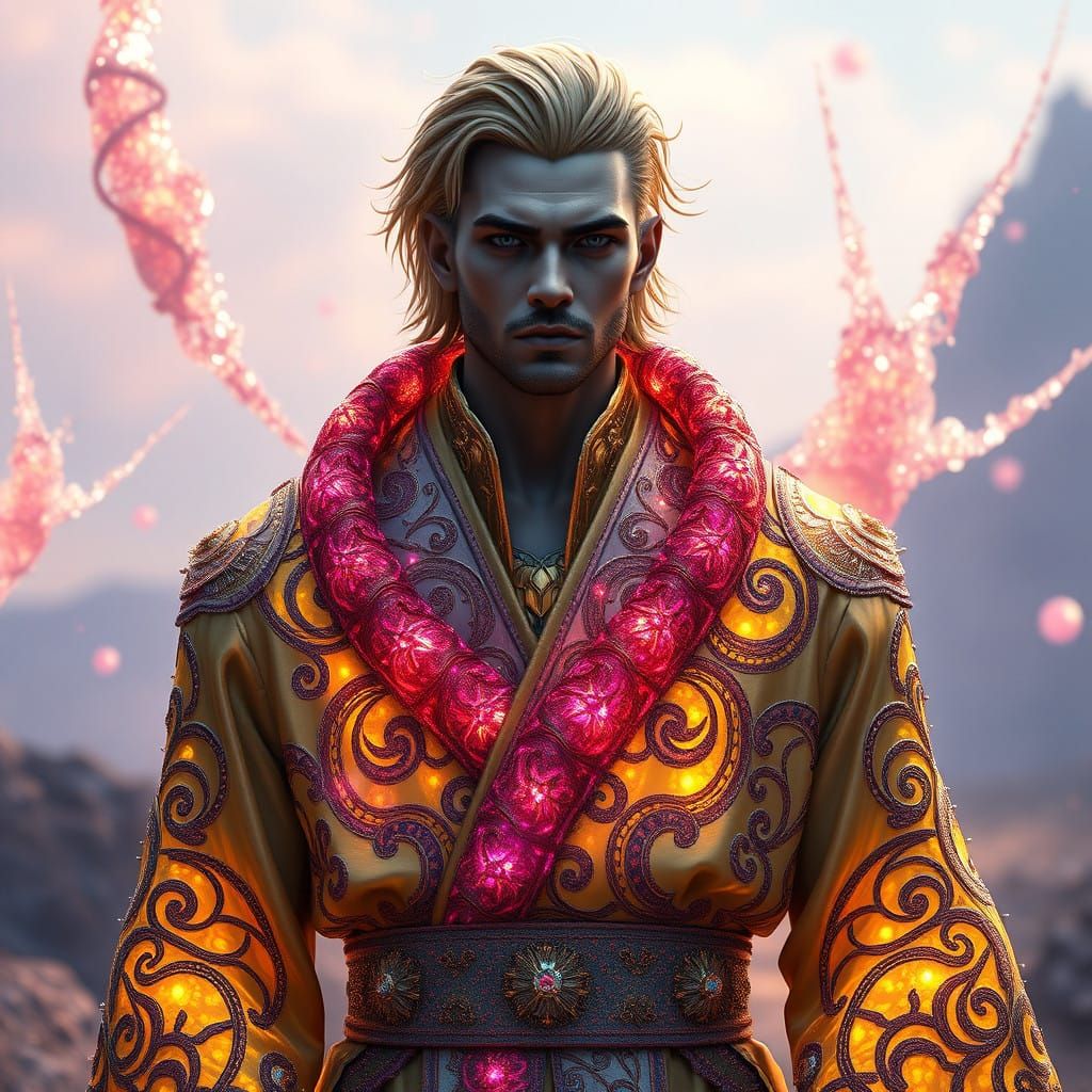 Crystal Flame Fragrance Boticellii cool colors yellow and magenta ...