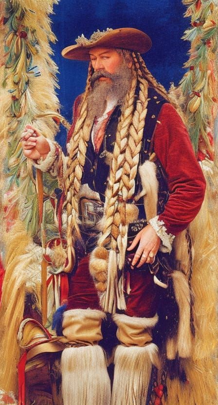 Buckskin Santa - AI Generated Artwork - NightCafe Creator