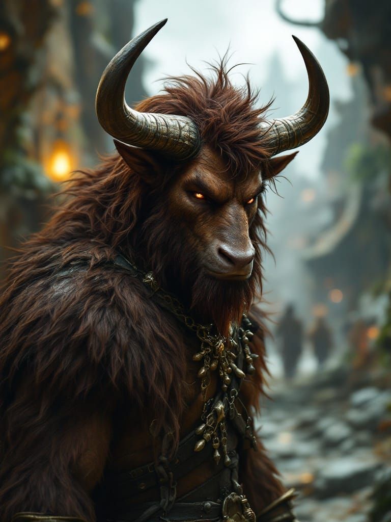 Minotaur portrait - Minotaur portrait