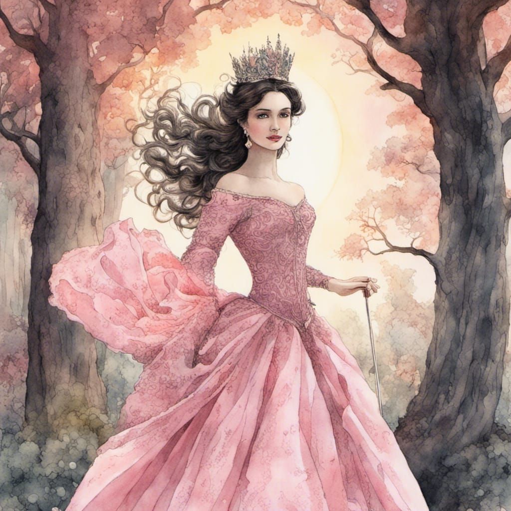 pink princess - AI Generated Artwork - NightCafe Creator