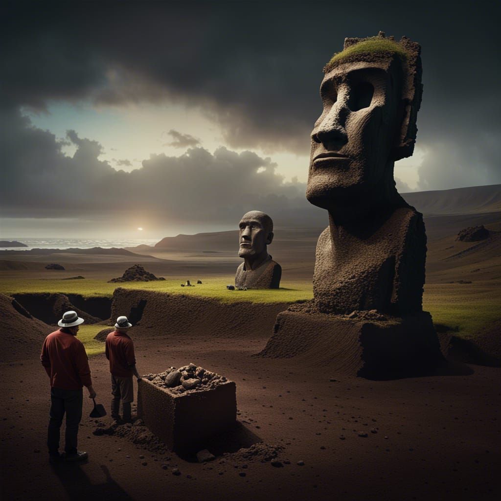 Easter Heads - AI Generated Artwork - NightCafe Creator