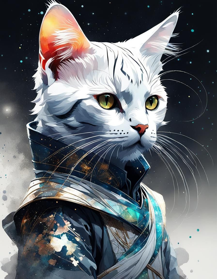 Warrior cat - AI Generated Artwork - NightCafe Creator