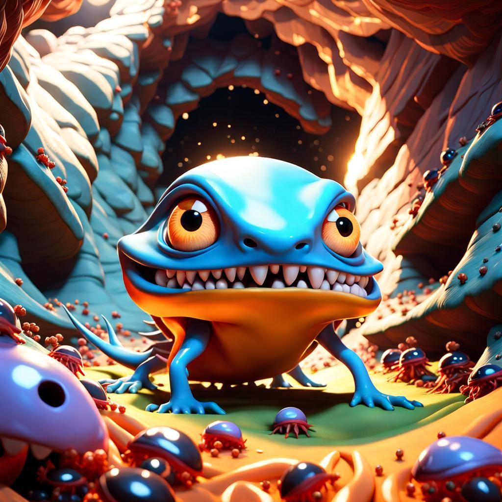 Little Monsters: Mortimer - AI Generated Artwork - NightCafe Creator