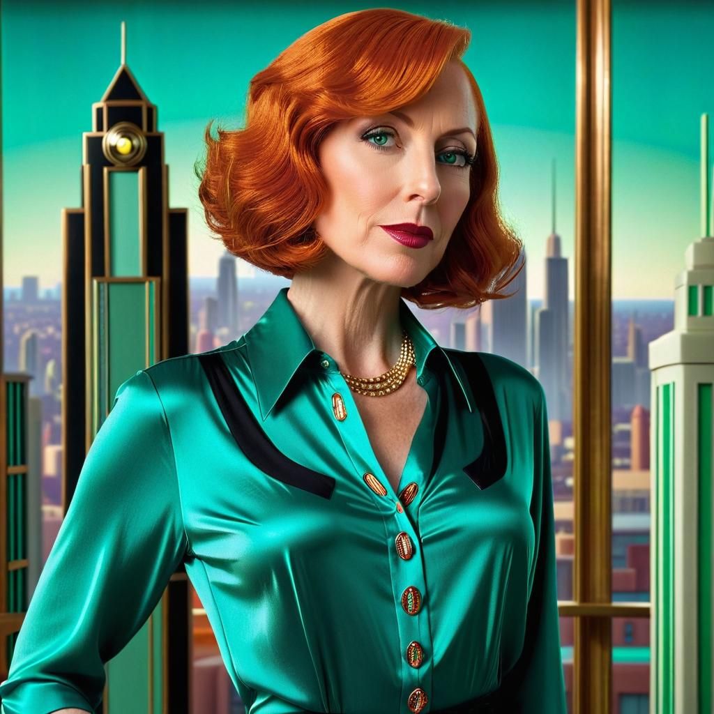Lois Griffin - Vintage Futuristic Lois Griffin in Decopunk ...