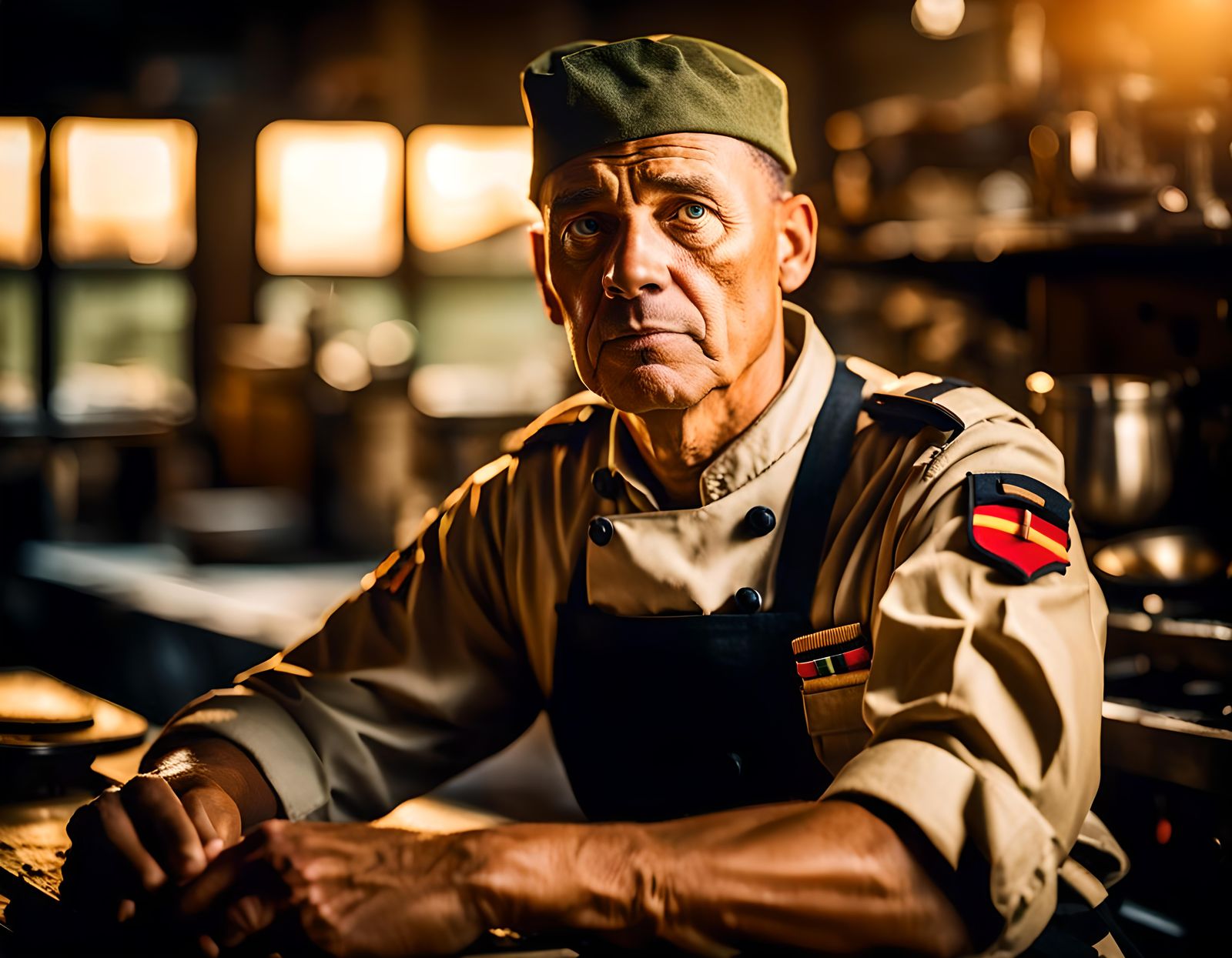 Soldier Chef - AI Generated Artwork - NightCafe Creator