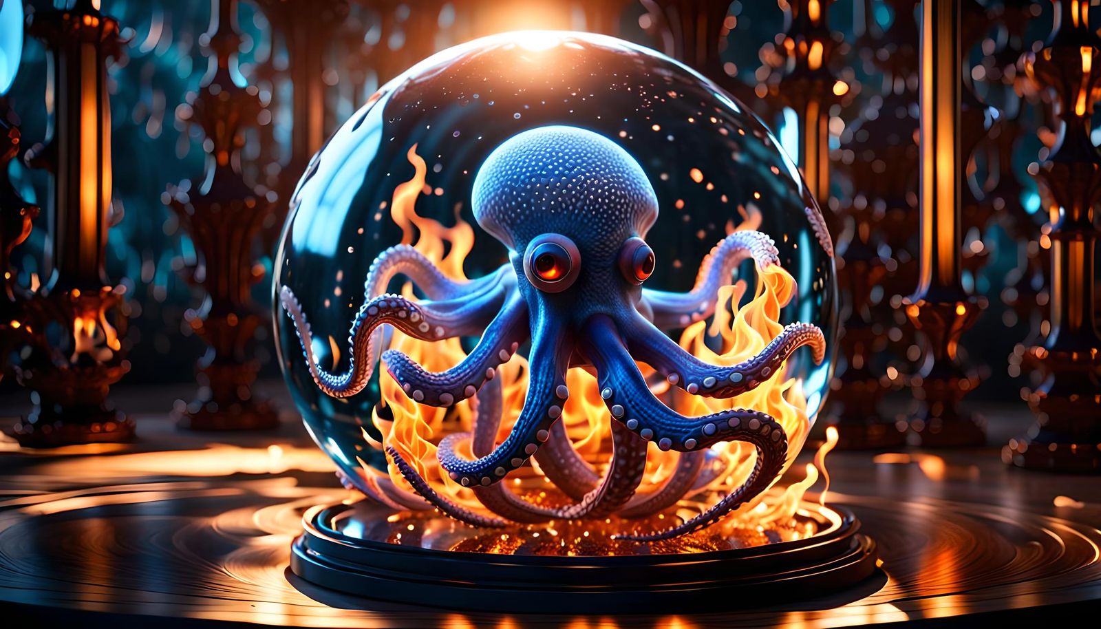 the first cephalopod - AI Generated Artwork - NightCafe Creator