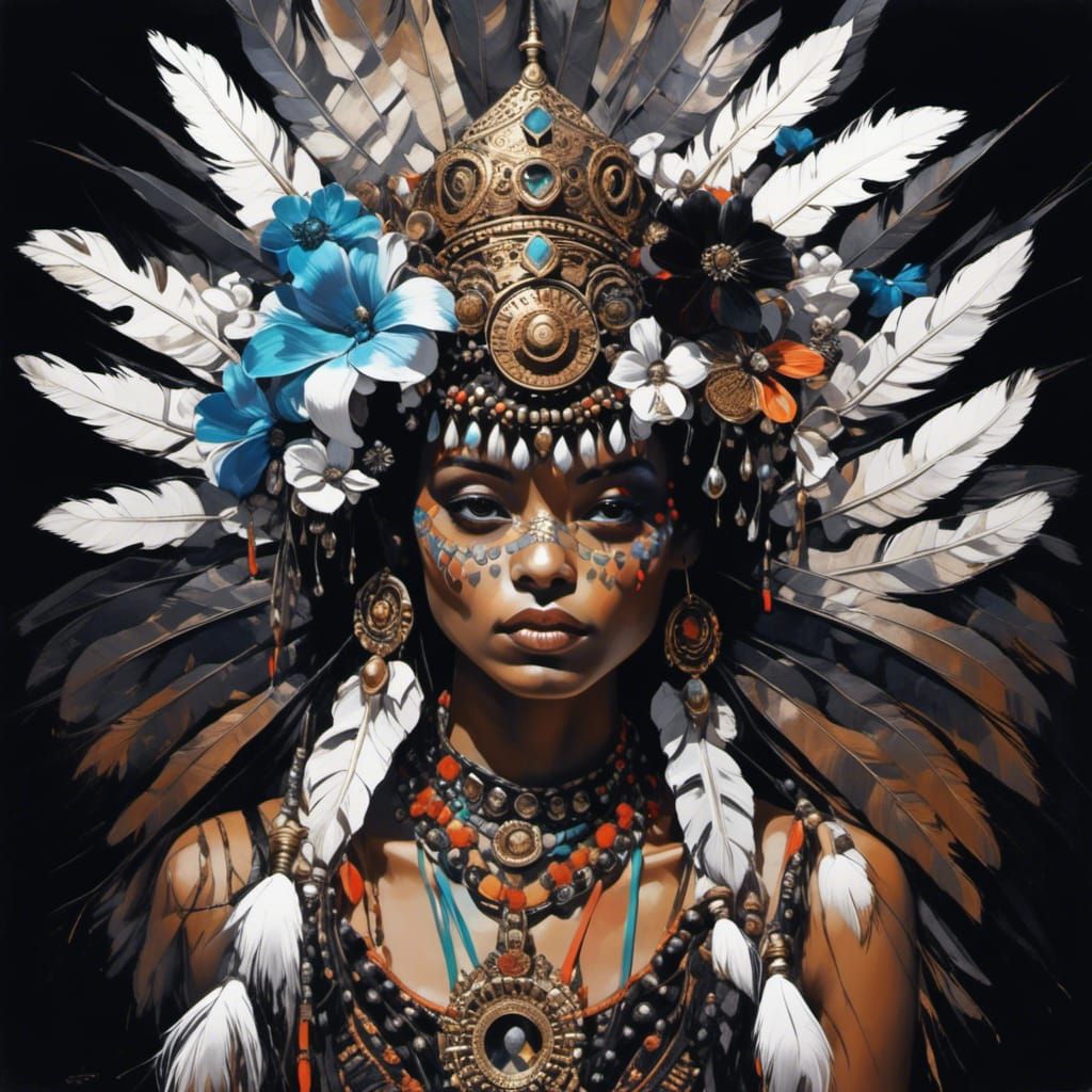 Tribal - AI Generated Artwork - NightCafe Creator