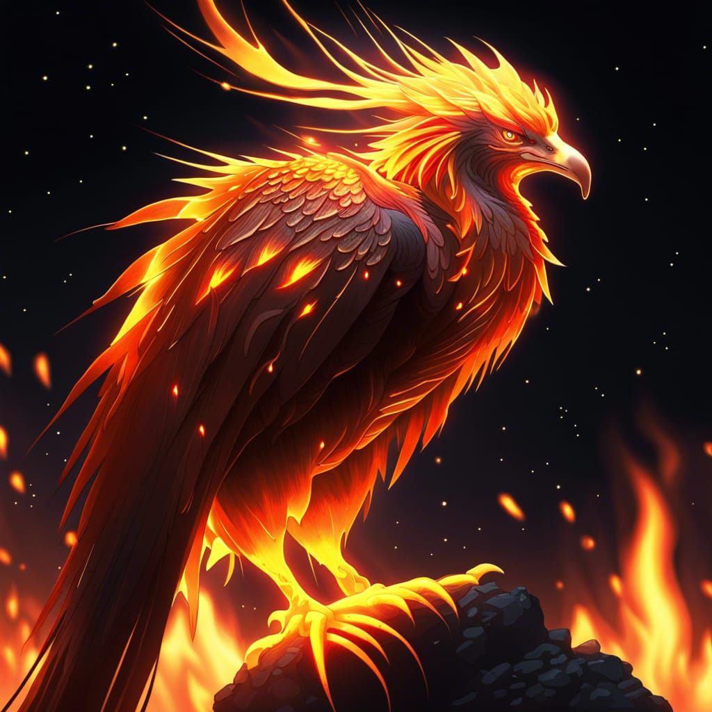 Phoenix - AI Generated Artwork - NightCafe Creator