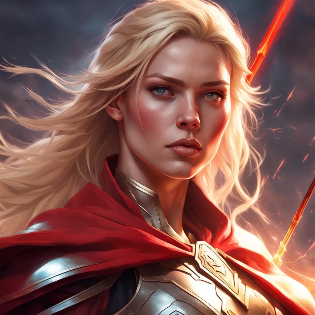 Torunn Thorsdóttir, Princess of Thunder - AI Generated Artwork ...