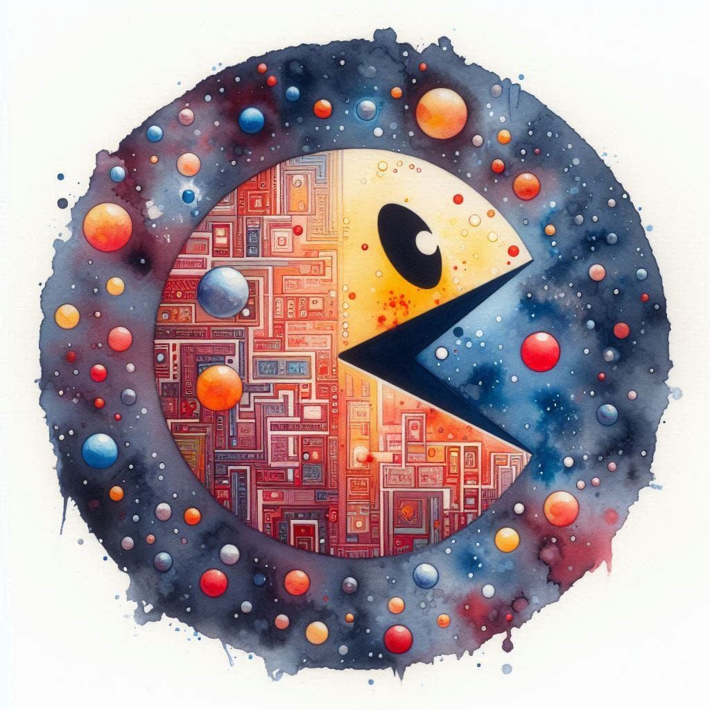 Pac-Man - AI Generated Artwork - NightCafe Creator