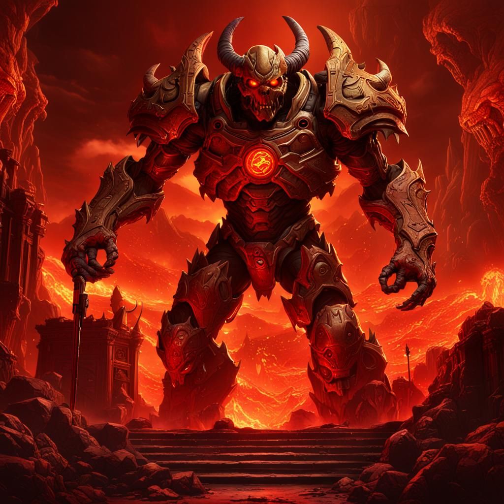 Doom (game), DOOM Eternal, hell, demon, video games, Bethesda Softworks ...