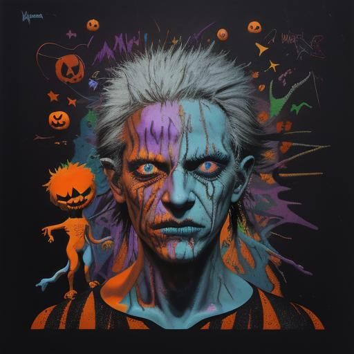 "Halloween jackson pollock Joan Miro Andy Warhol by jean-michel ...