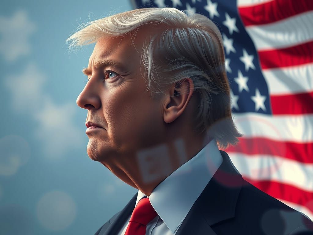 Pres Elect - Confident Presidential Elect in American Elegan...