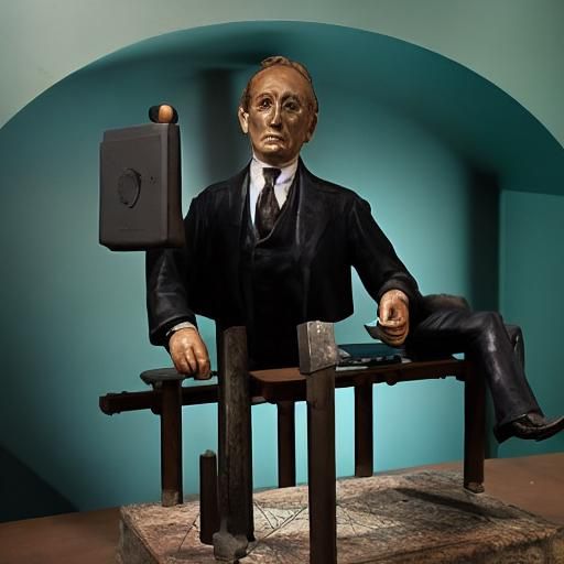 Portrait sculpture of a Computer scientist - AI Generated Artwork ...