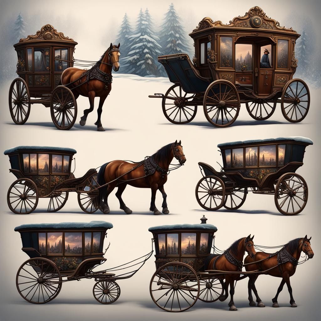 Carriage rides - AI Generated Artwork - NightCafe Creator