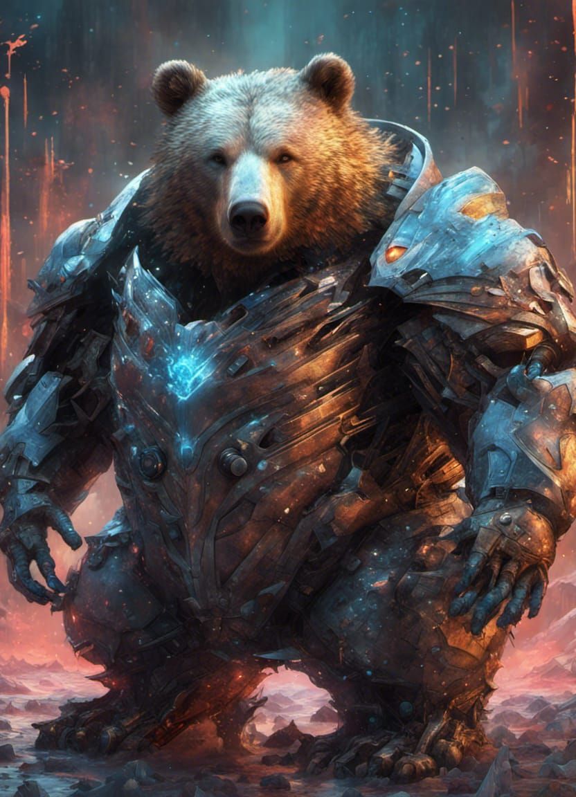 The Perfect Obese Bear, Ultra-high definition render by Peter Gric ...