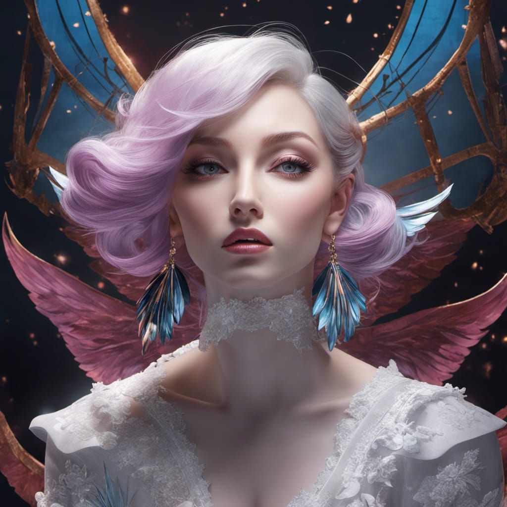 80s Horror Scream Queen | Fashion Model - AI Generated Artwork ...