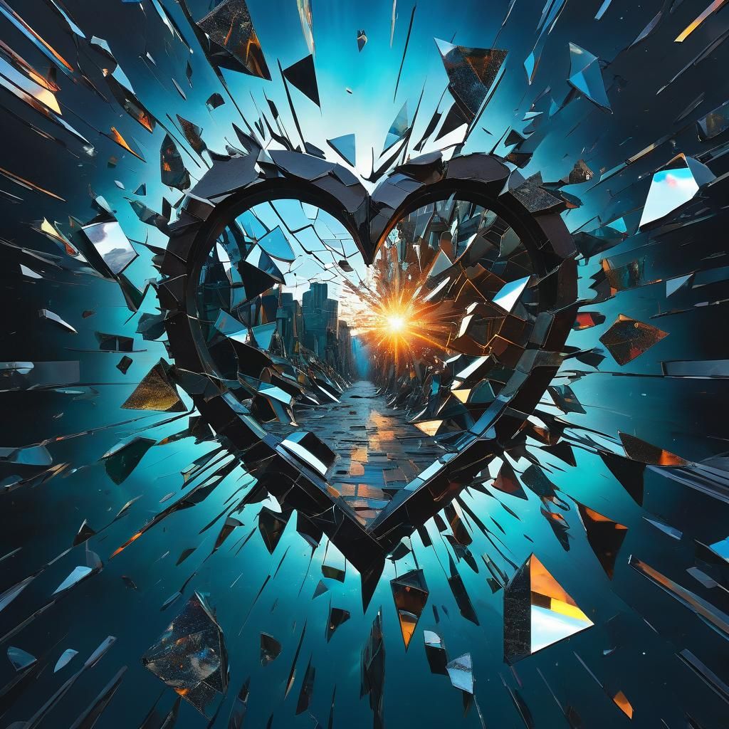 Shattered Things - AI Generated Artwork - NightCafe Creator