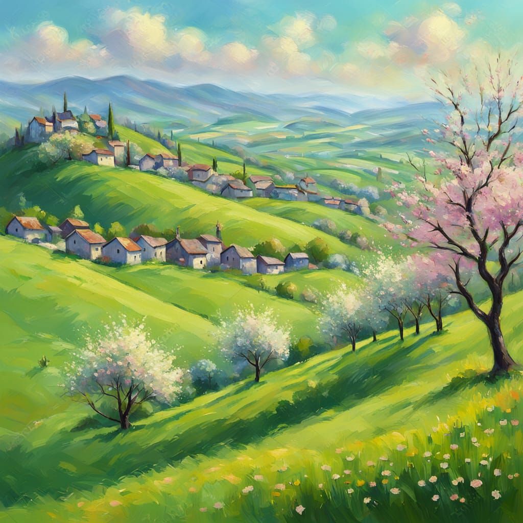 Spring Landscape - Spring Landscape