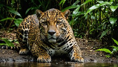 Amazonian jaguar is one of the endangered species of Amazon Rainforest Wildlife. The jaguar is ...