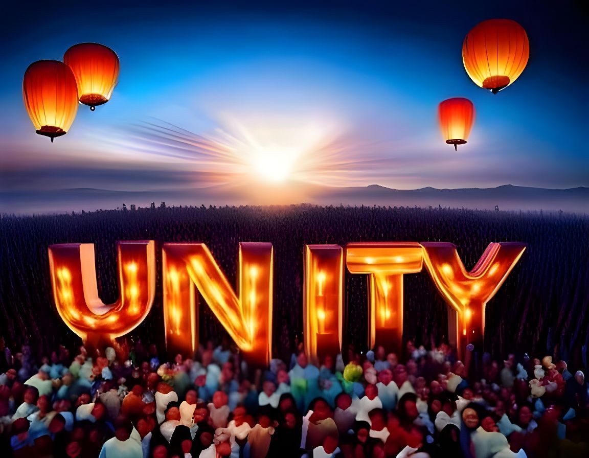 Comm'unity' - We Are ONE - AI Generated Artwork - NightCafe Creator