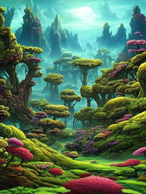 Springsted Forest - AI Generated Artwork - NightCafe Creator