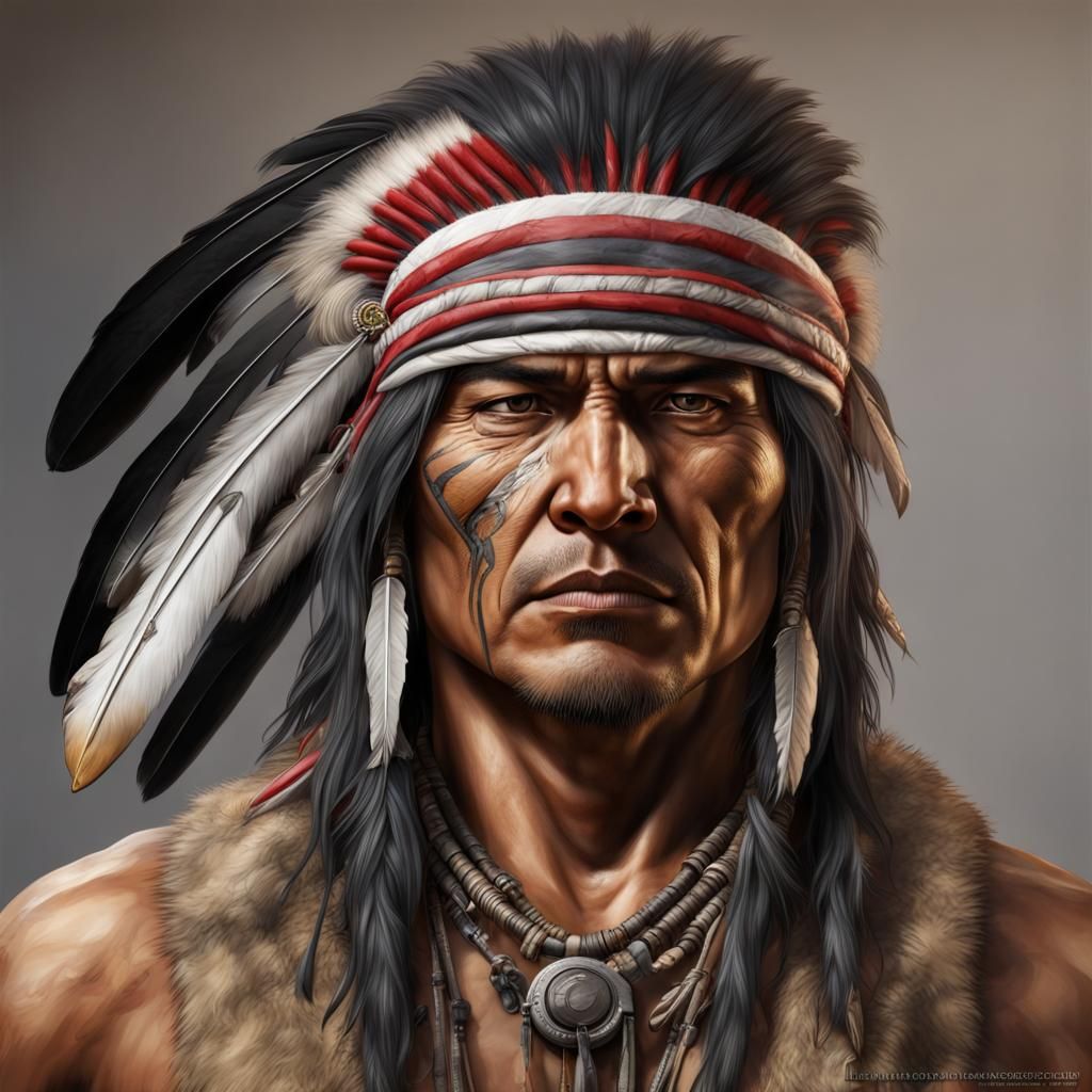 masterpiece of a male apache, realistic, ultra detailed - AI Generated ...