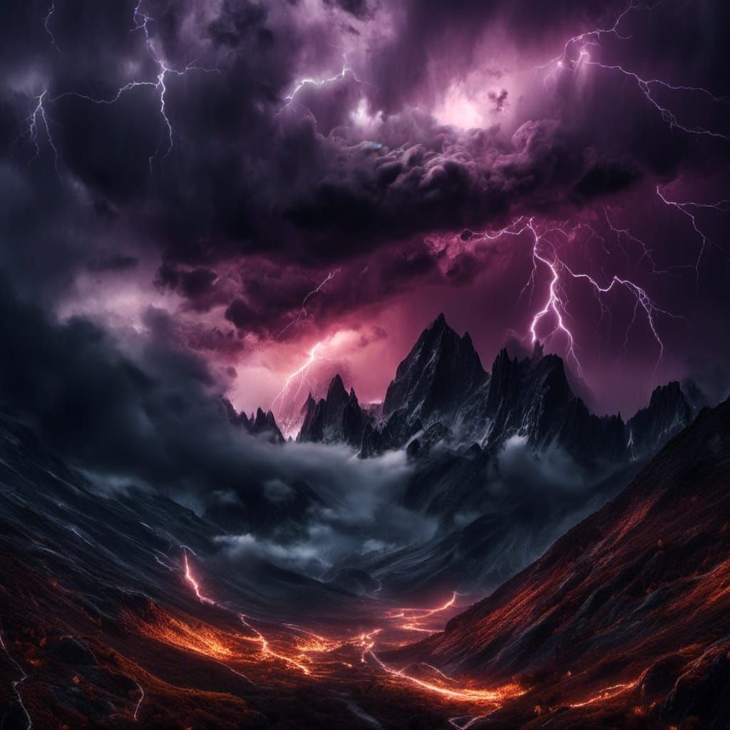 infernal depiction of hell. - AI Generated Artwork - NightCafe Creator