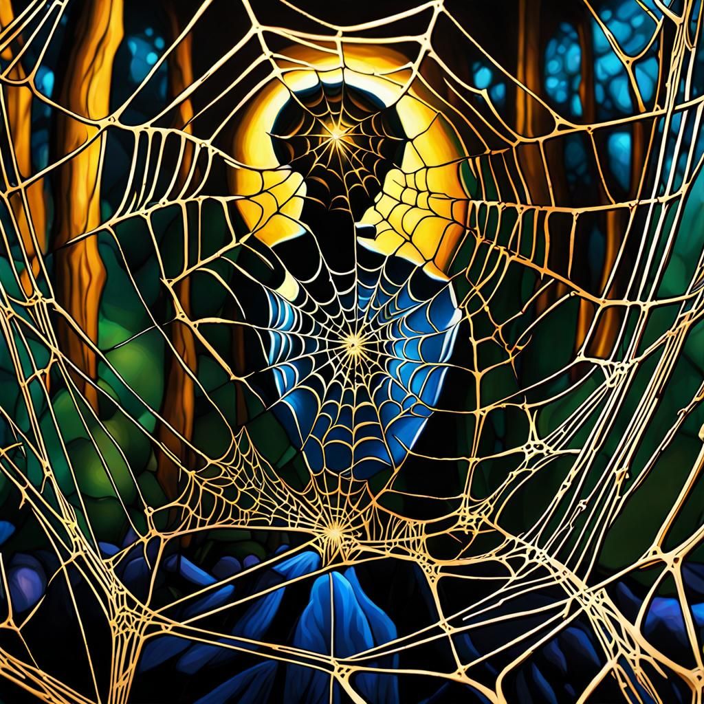 Mysterious webs - AI Generated Artwork - NightCafe Creator