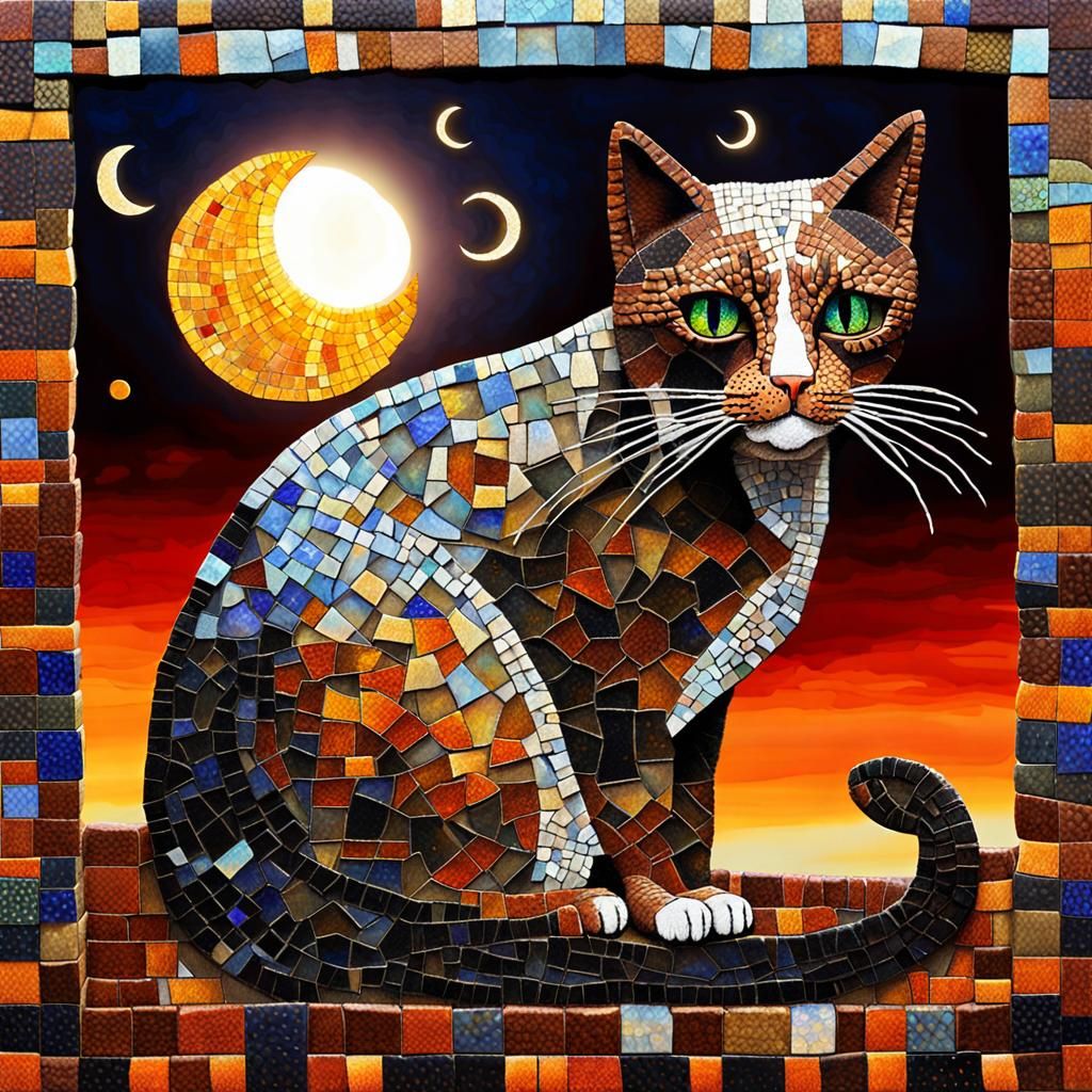 Eclipse Kitty - AI Generated Artwork - NightCafe Creator