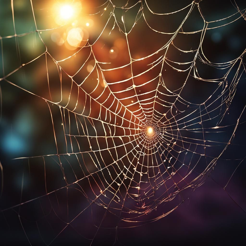 spiderweb - AI Generated Artwork - NightCafe Creator