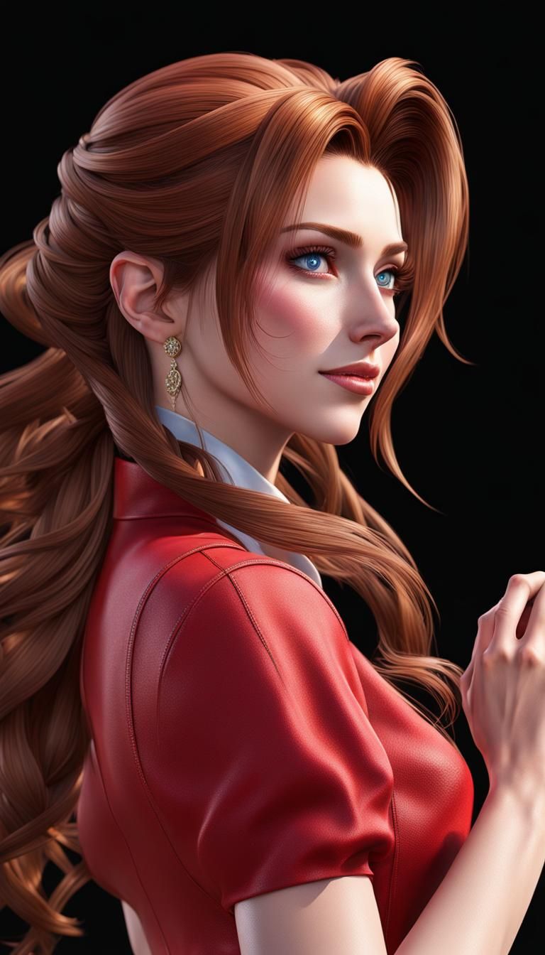Aerith Gainsborough - AI Generated Artwork - NightCafe Creator