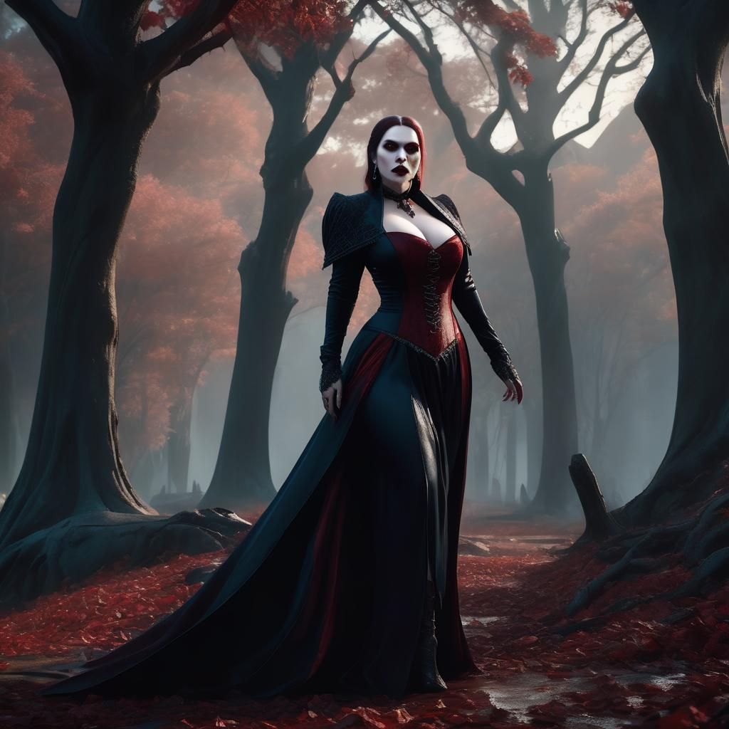 pretty vampire - AI Generated Artwork - NightCafe Creator