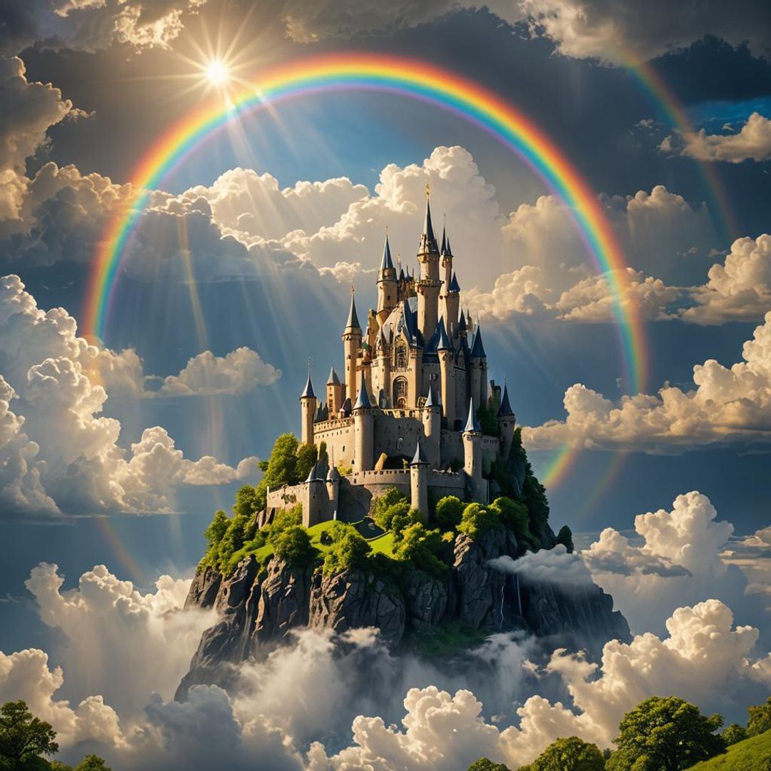 Heavenly Castle - AI Generated Artwork - NightCafe Creator