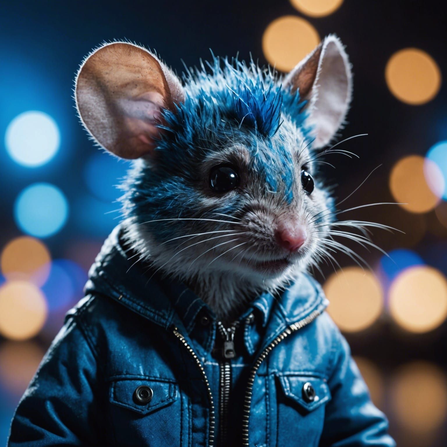 Punk mouse - AI Generated Artwork - NightCafe Creator