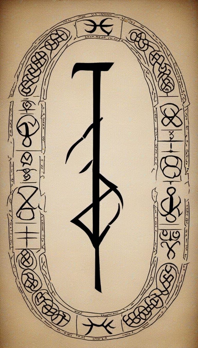 Arcane Bind-Rune - AI Generated Artwork - NightCafe Creator