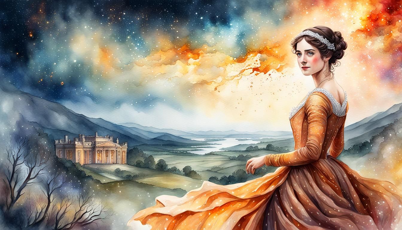 Jane Austen art - AI Generated Artwork - NightCafe Creator