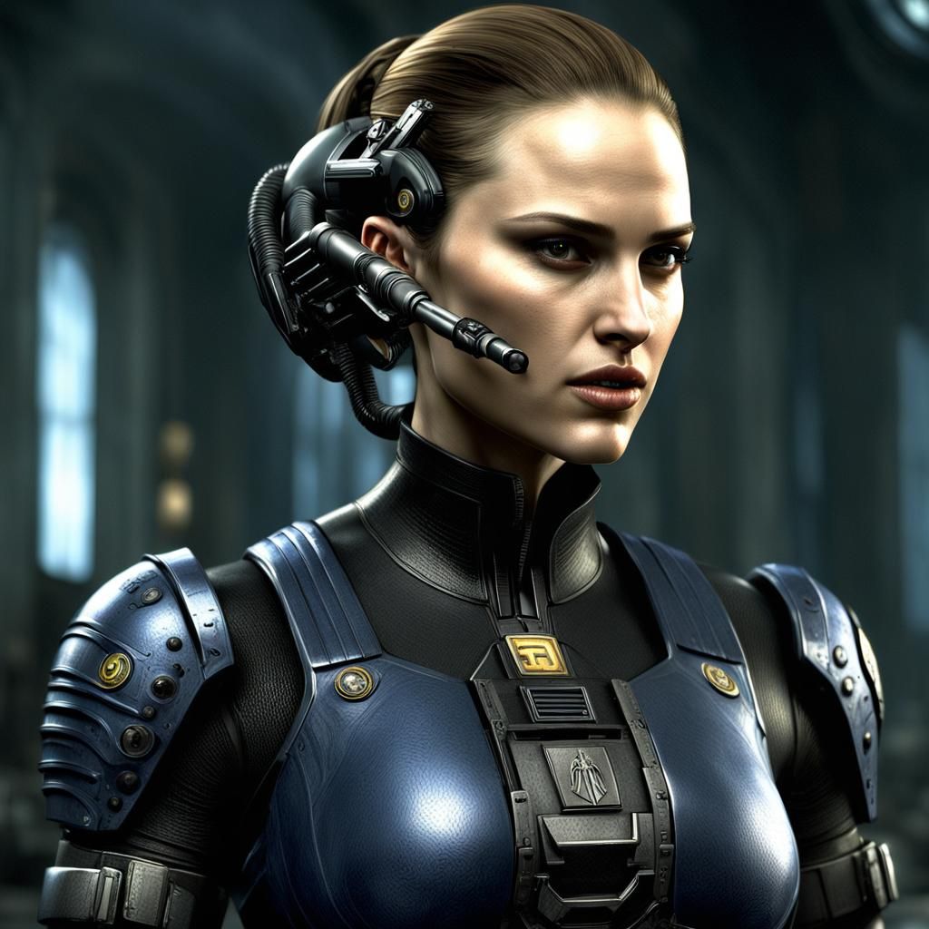 Natalie portman Jill Valentine in Residen evil - AI Generated Artwork ...