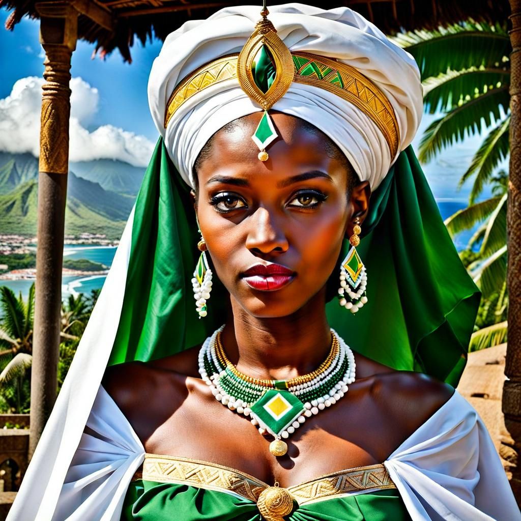 Comoros as a Woman - AI Generated Artwork - NightCafe Creator