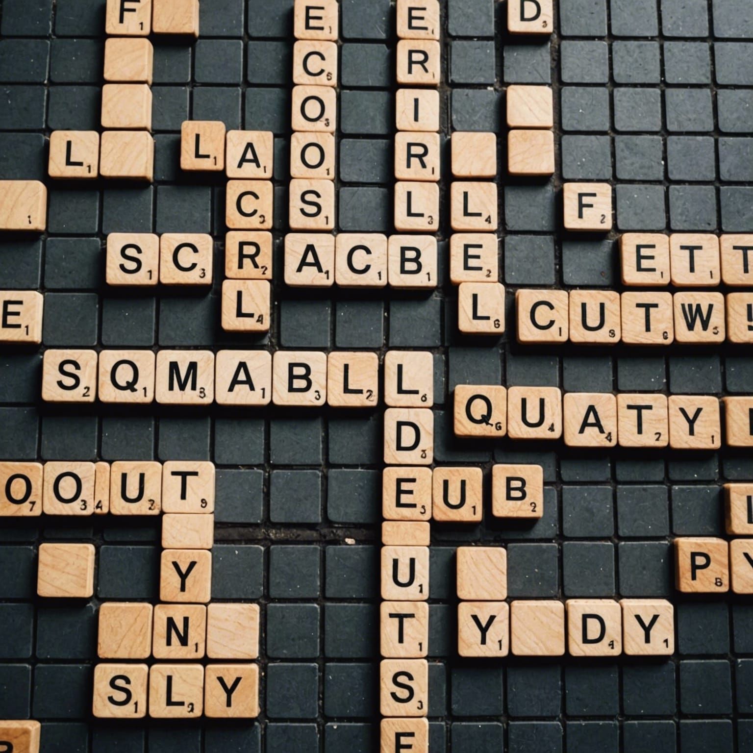 Scrabble-tiles - AI Generated Artwork - NightCafe Creator