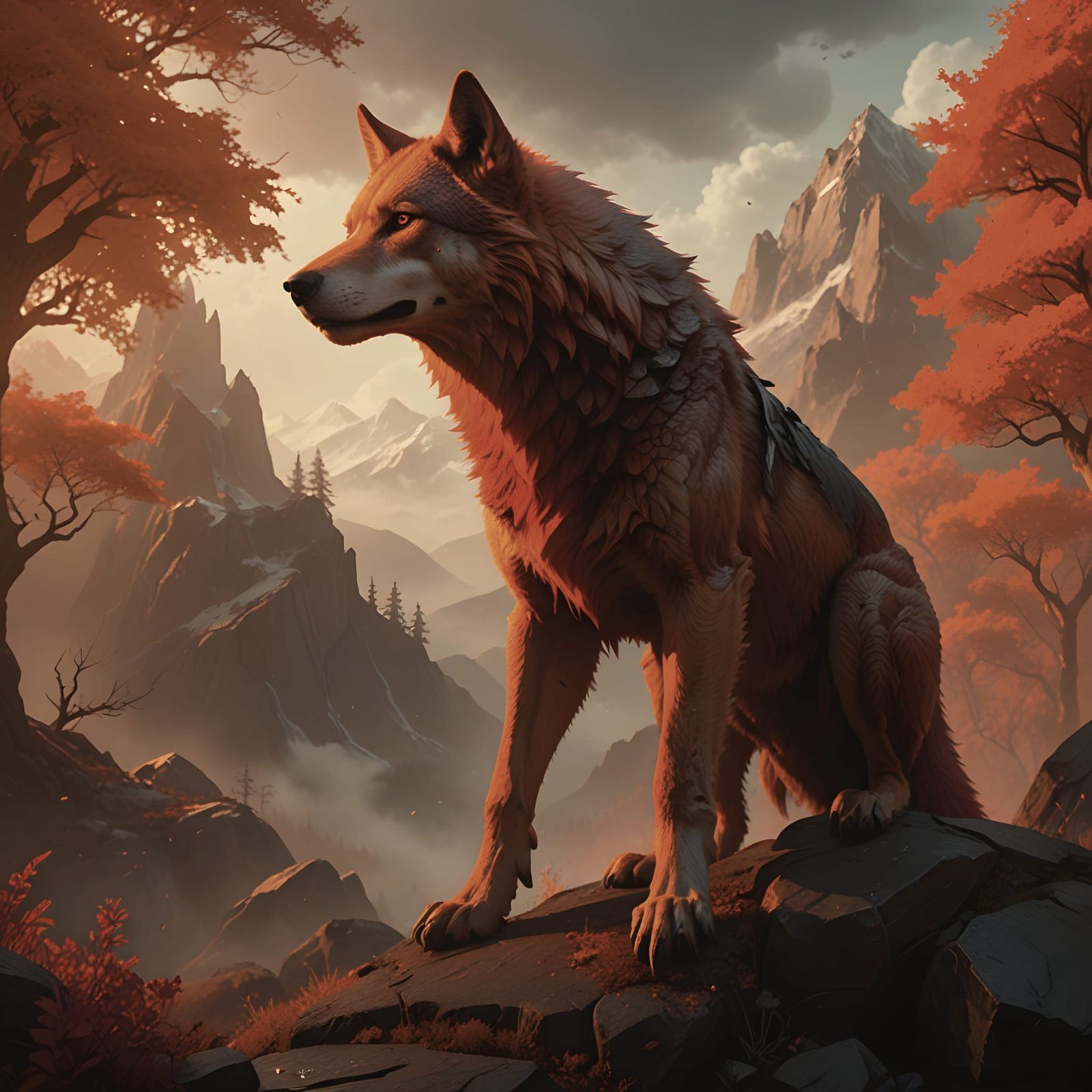 Dr. Loki Fenrison as El Lobo Sangriento [The Blood Wolf]