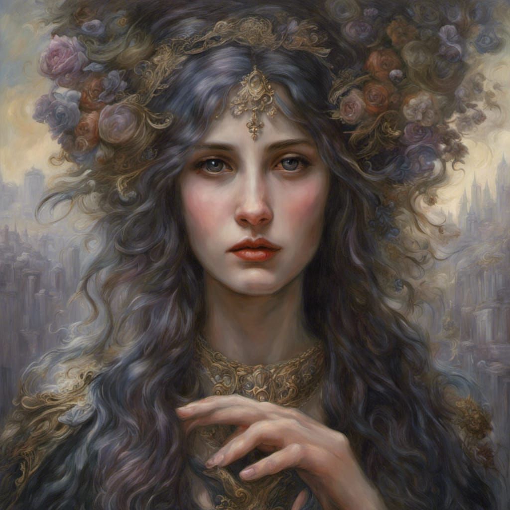 Fingers of your light gently pierce the gloom of my soul, As your voice sonorous and sweet ...