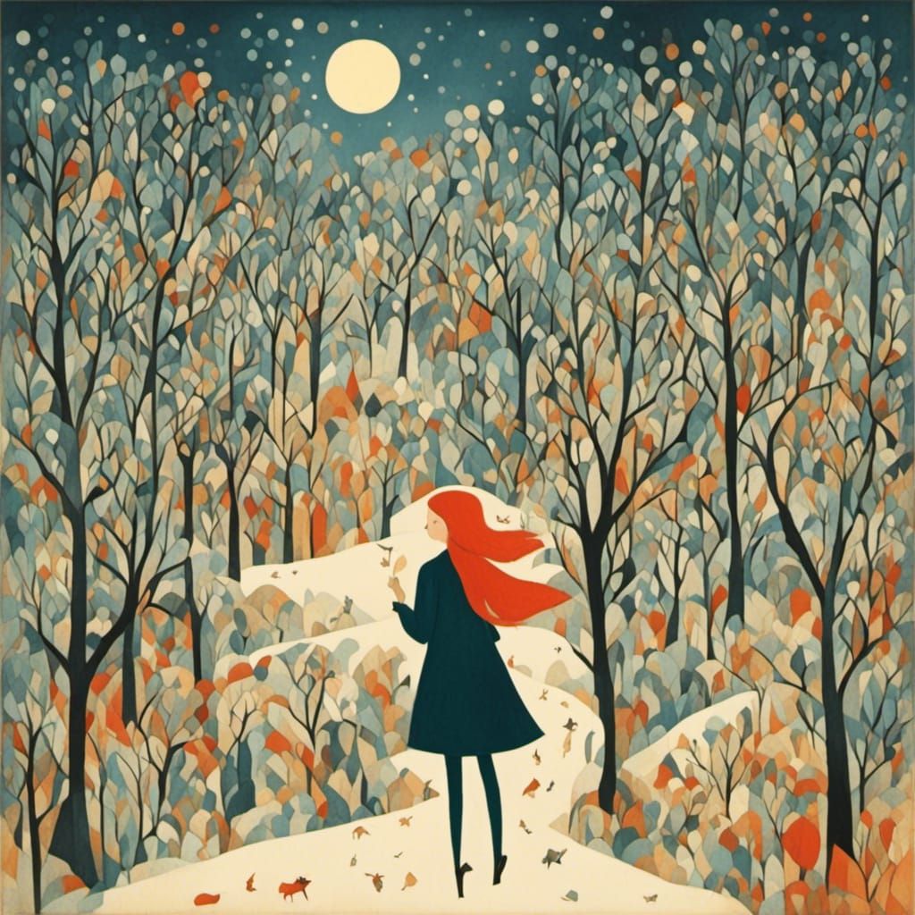 The feeling of wonder, via mid-century art - AI Generated Artwork ...