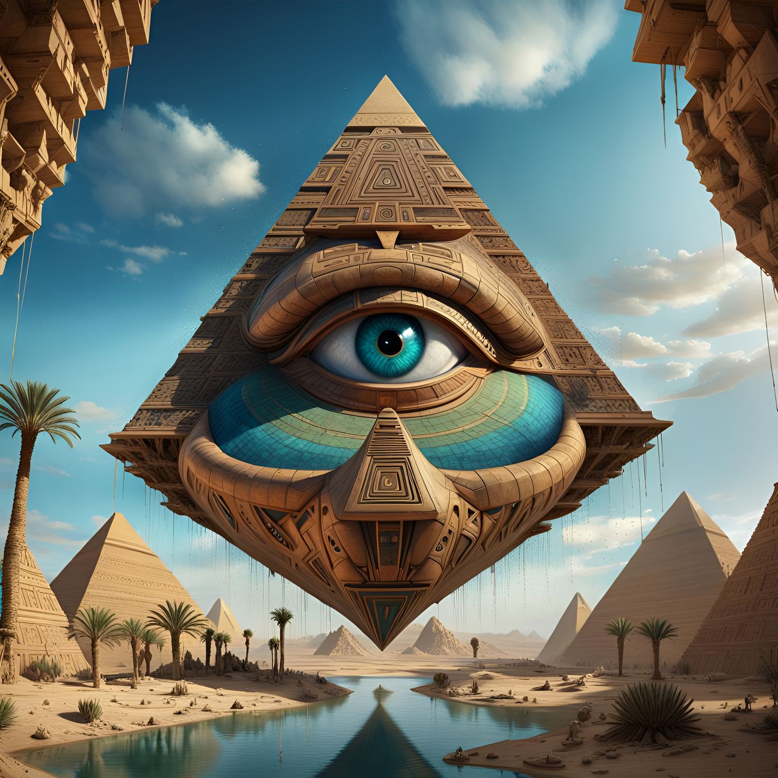 The Eye of Ra - AI Generated Artwork - NightCafe Creator